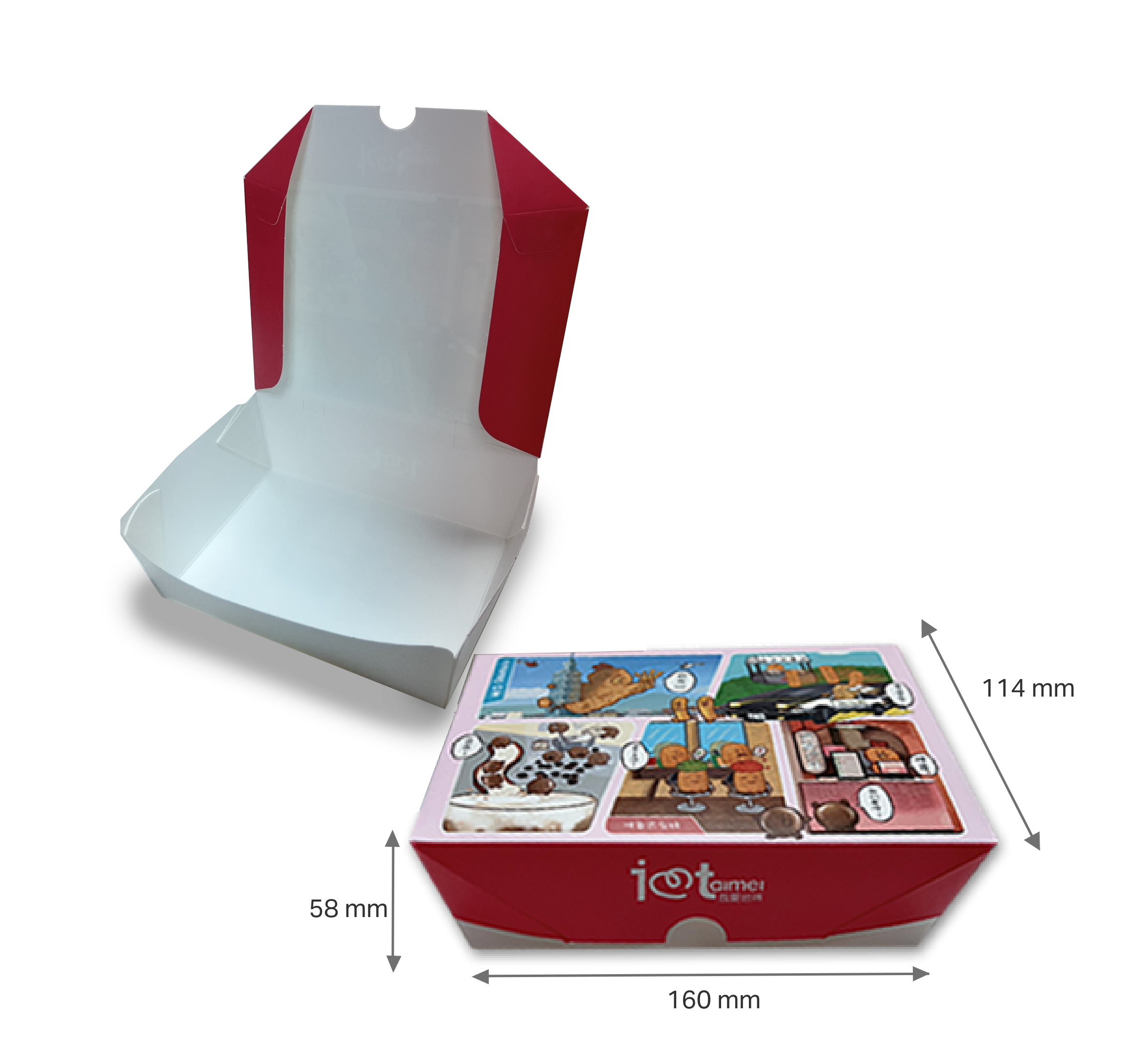 Single Compartment Box (SAF) – 160 mm L x 114 mm W x 58 mm H ...